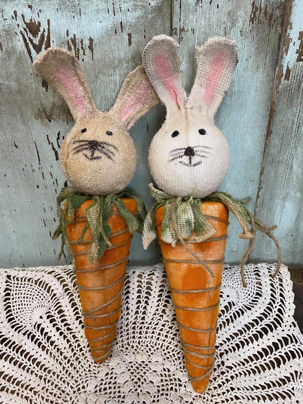 DIY Decorative Carrot - The Shabby Tree