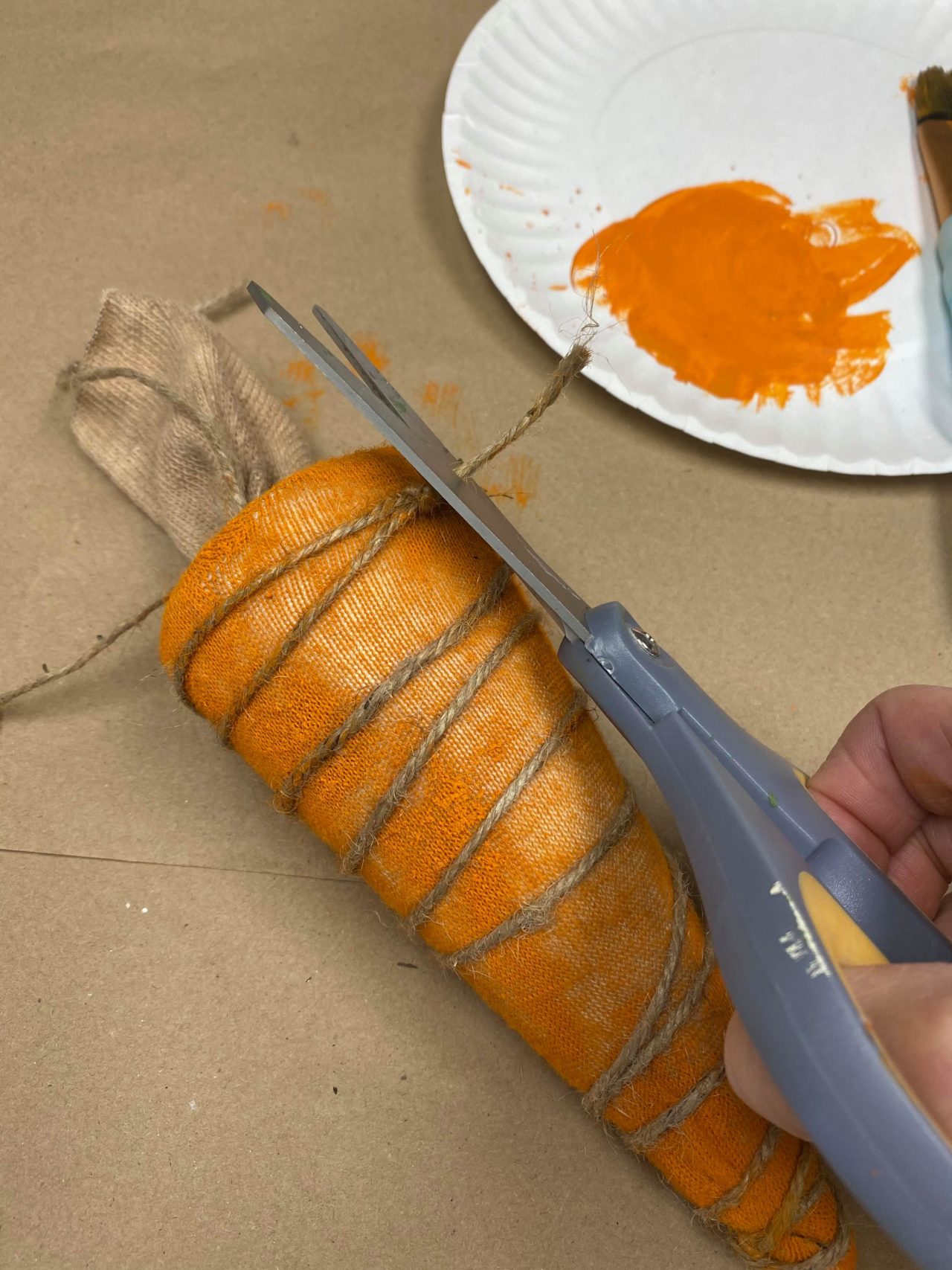 DIY Decorative Carrot - The Shabby Tree