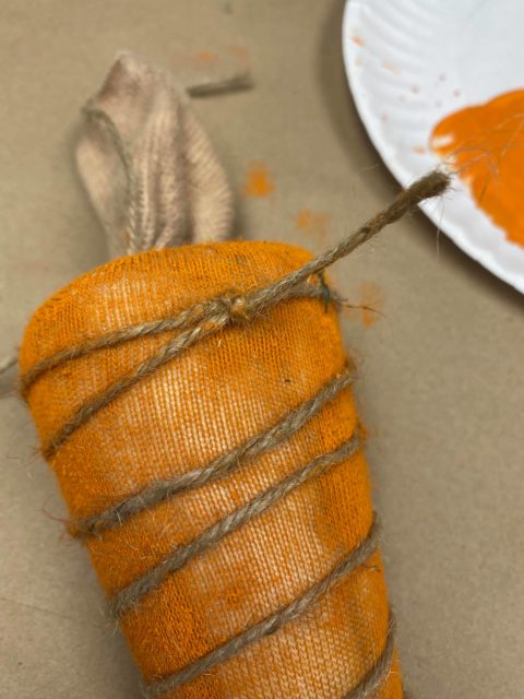 DIY Decorative Carrot - The Shabby Tree