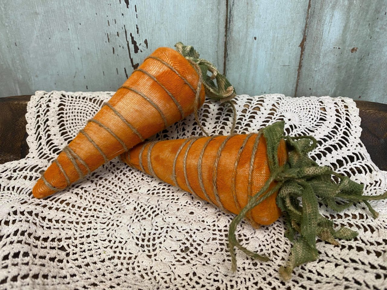 DIY Decorative Carrot - The Shabby Tree