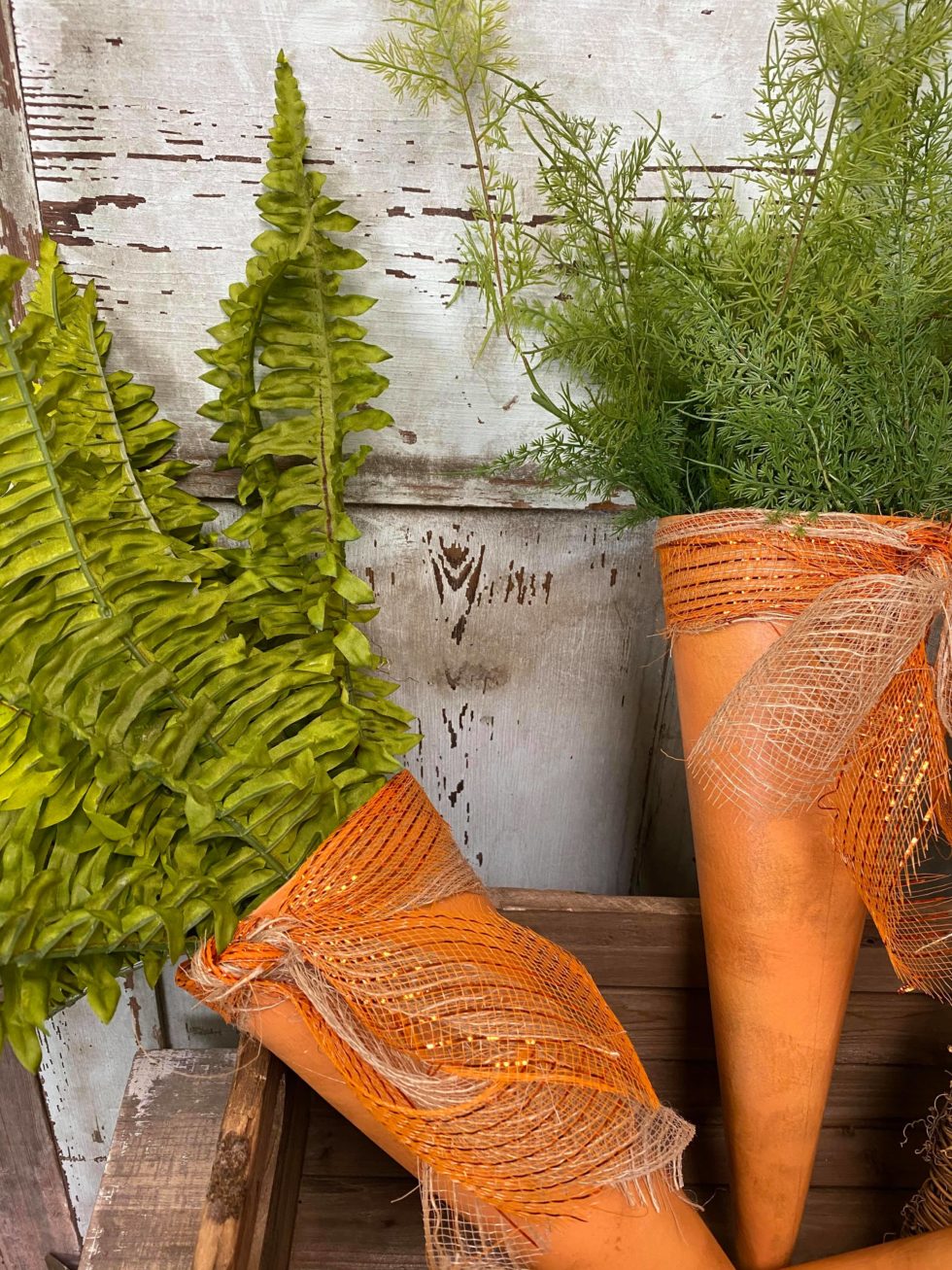 Decorative Cone Carrot - The Shabby Tree