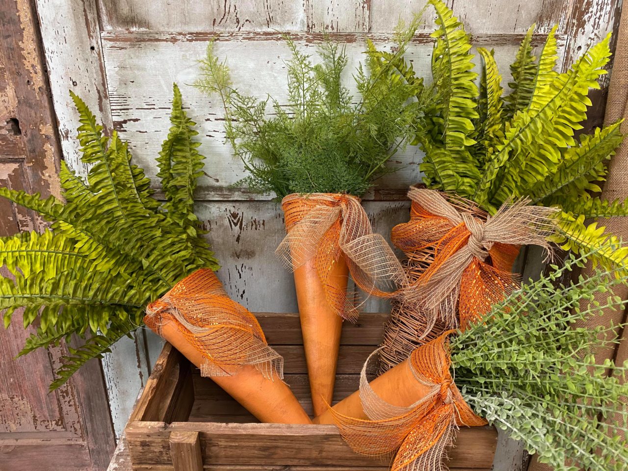 Decorative Cone Carrot - The Shabby Tree