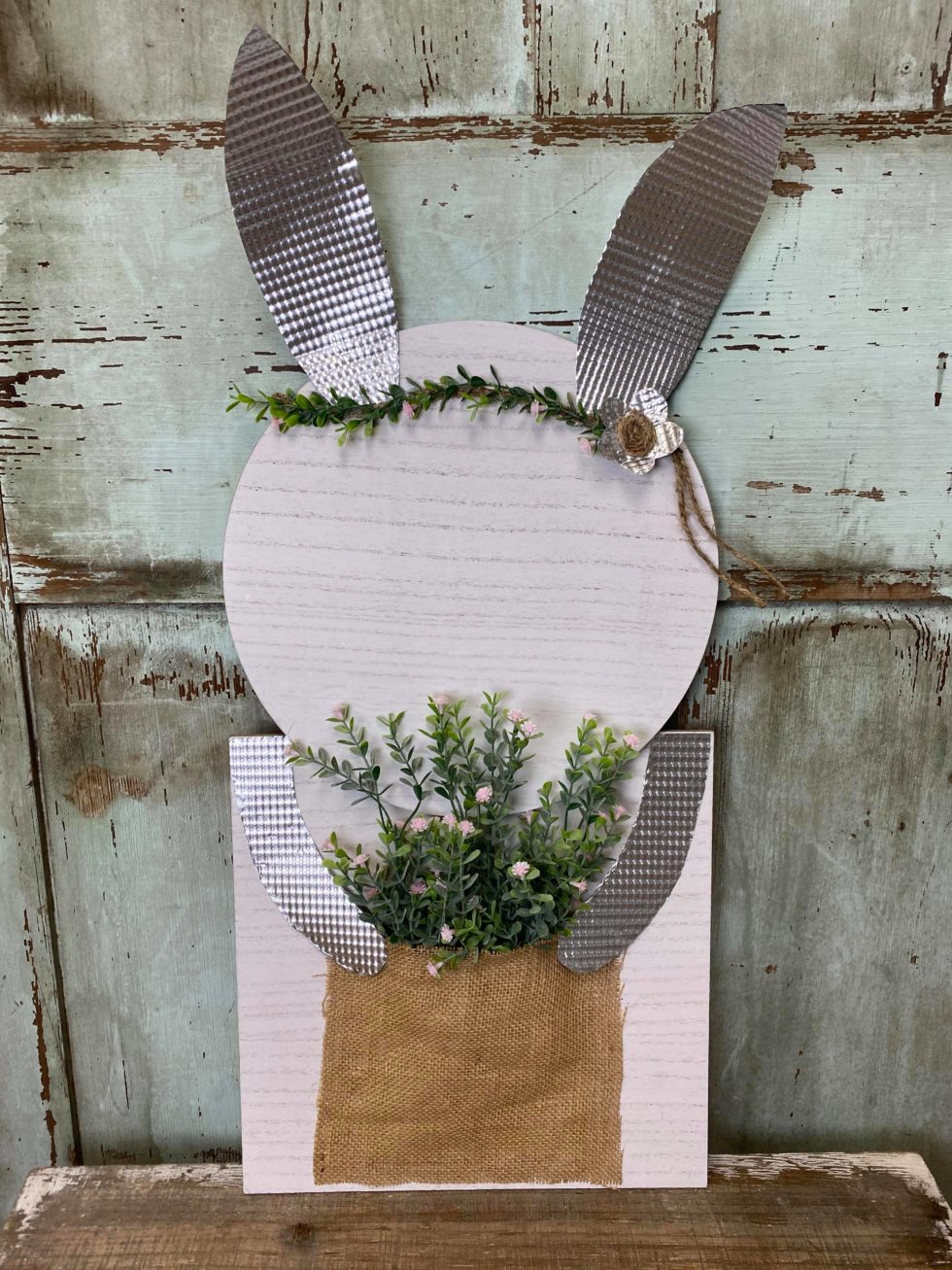 DIY Decorative Wooden Bunny - The Shabby Tree