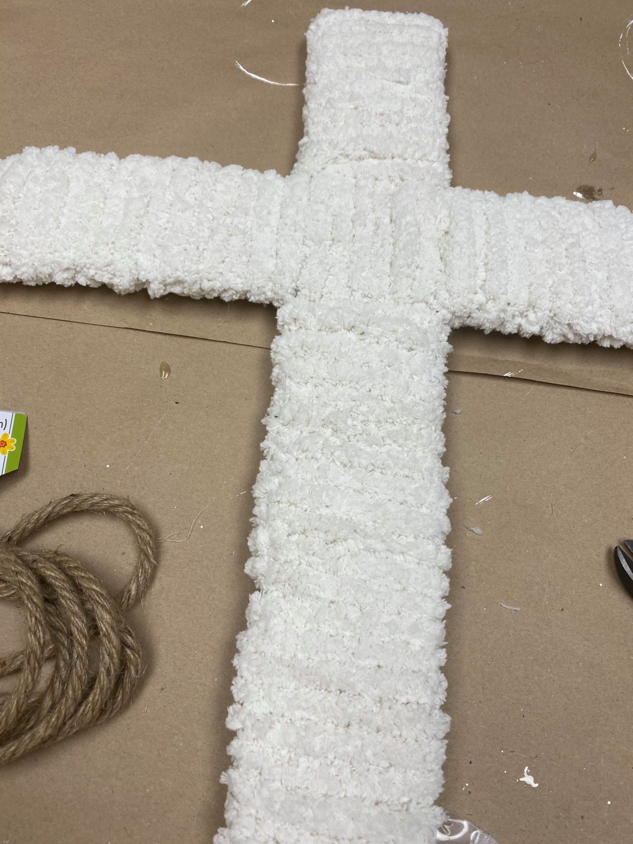 DIY Dollar Tree Cross - The Shabby Tree