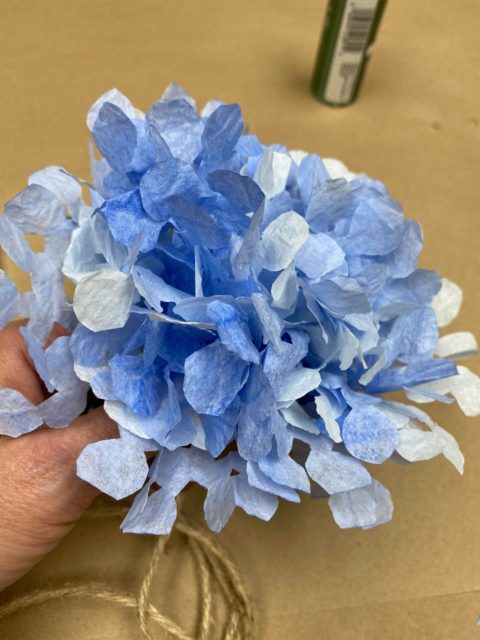DIY Coffee Filter Hydrangea - The Shabby Tree