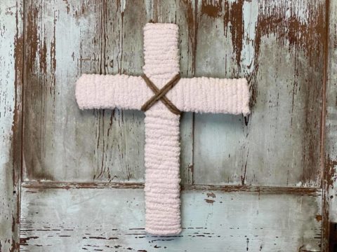 DIY Dollar Tree Cross - The Shabby Tree