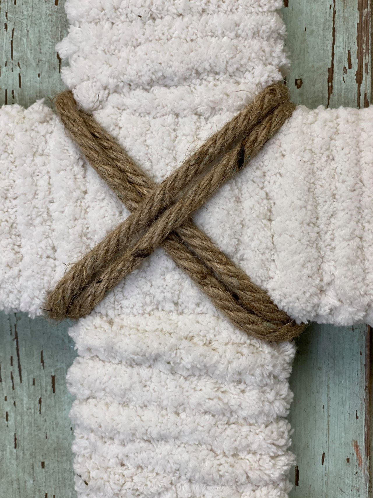 DIY Dollar Tree Cross - The Shabby Tree
