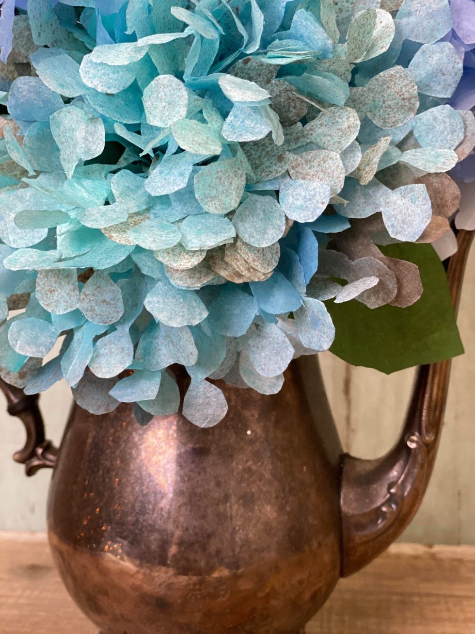 DIY Coffee Filter Hydrangea - The Shabby Tree