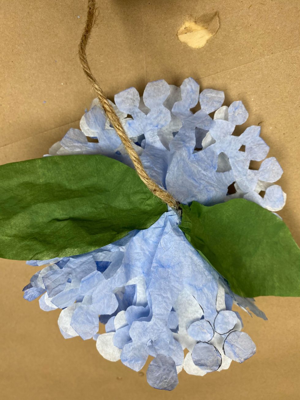 DIY Coffee Filter Hydrangea - The Shabby Tree