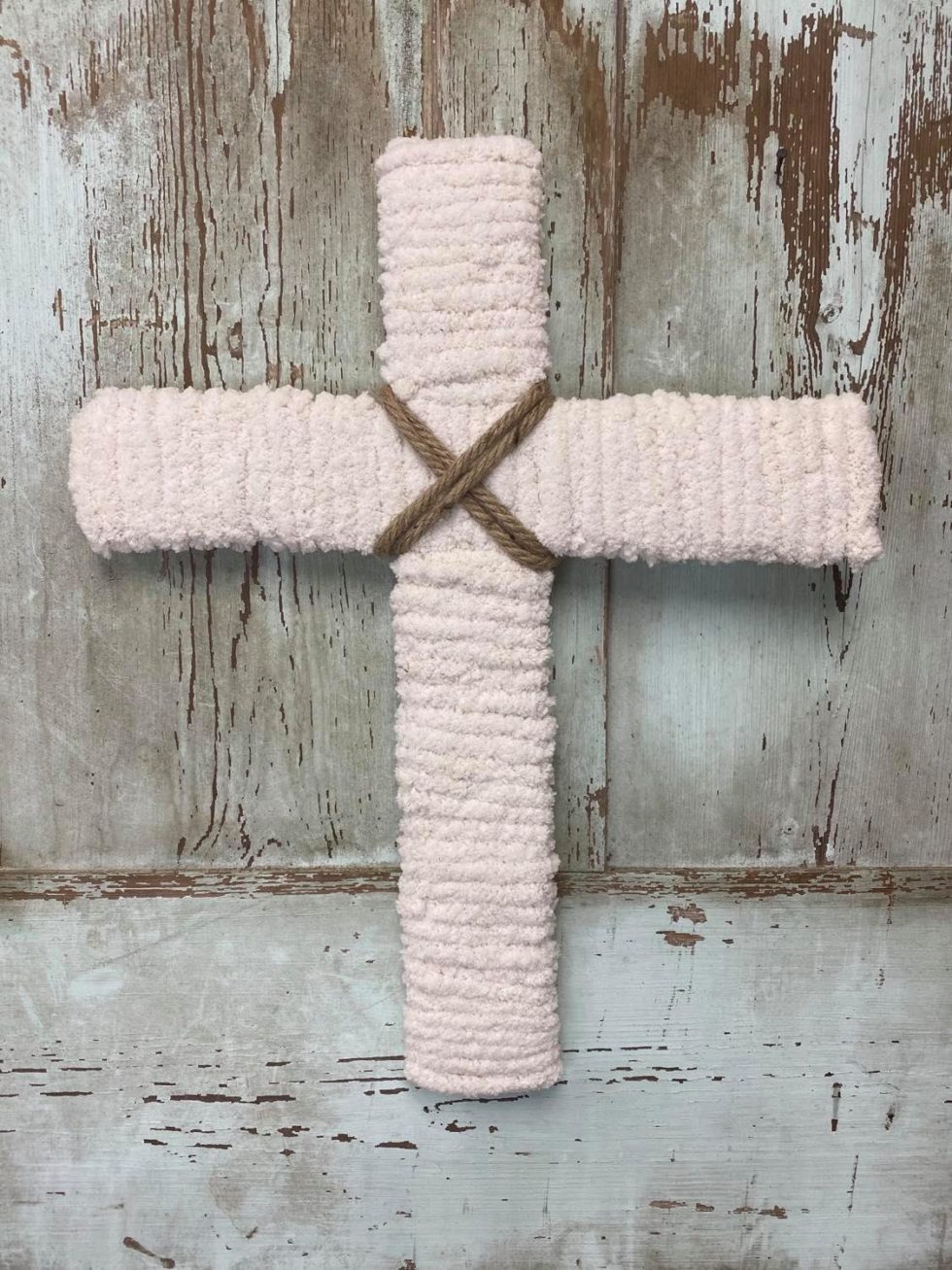 DIY Dollar Tree Cross - The Shabby Tree