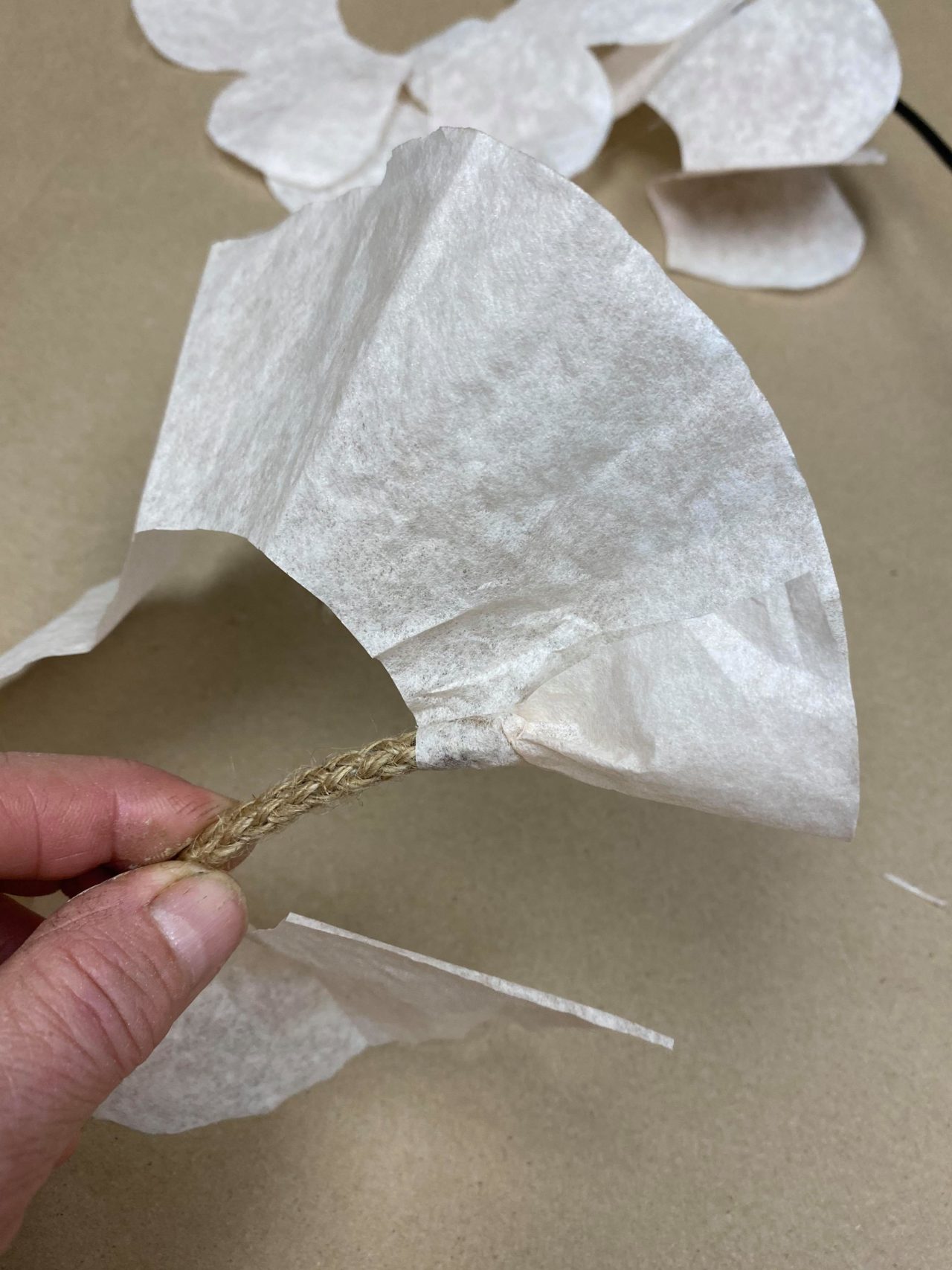 DIY Coffee Filter Rose - The Shabby Tree