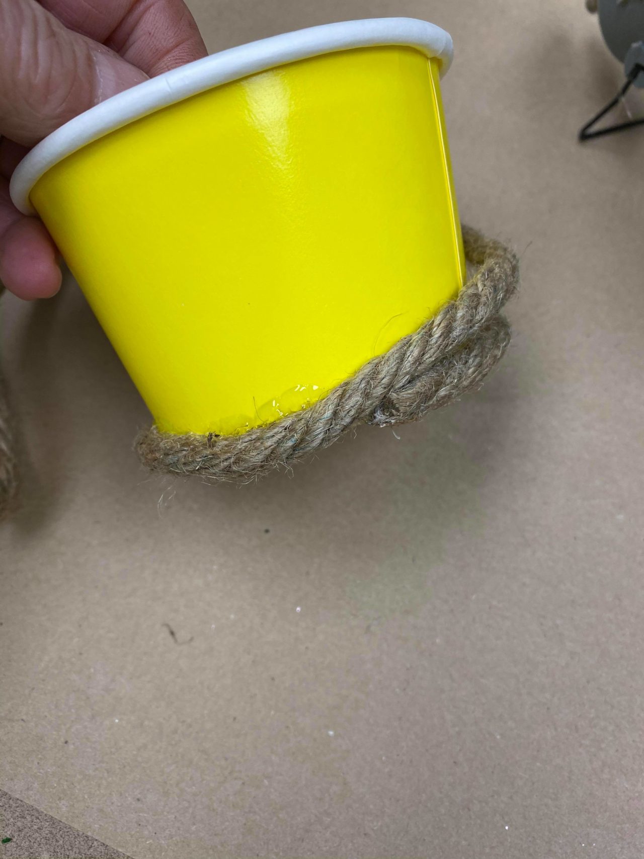 Paper Cup DIY Basket - The Shabby Tree