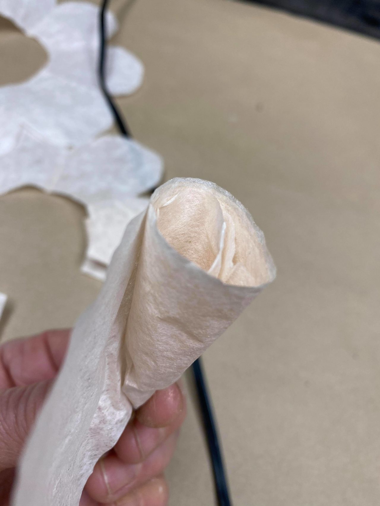 DIY Coffee Filter Rose - The Shabby Tree