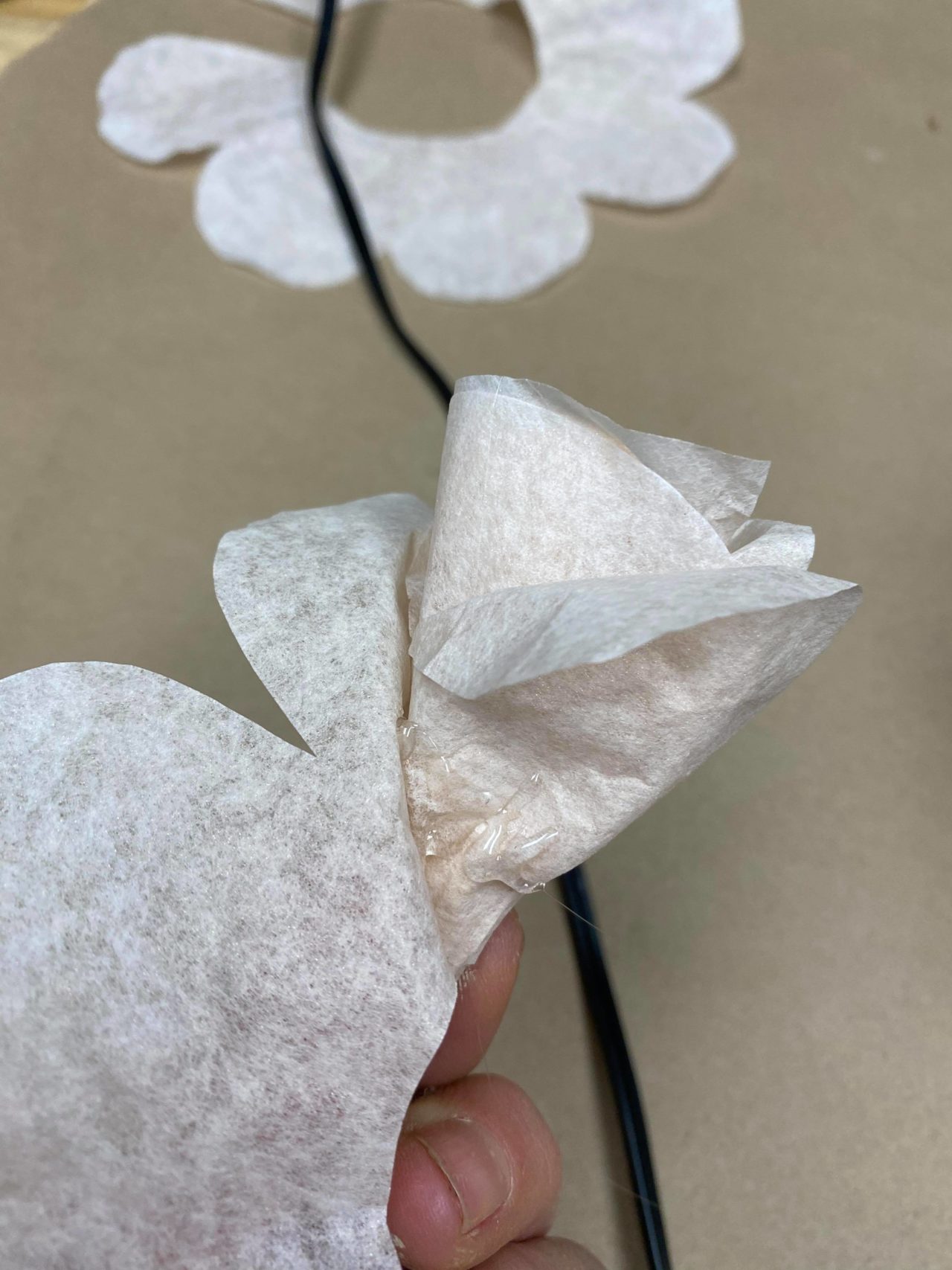 DIY Coffee Filter Rose - The Shabby Tree