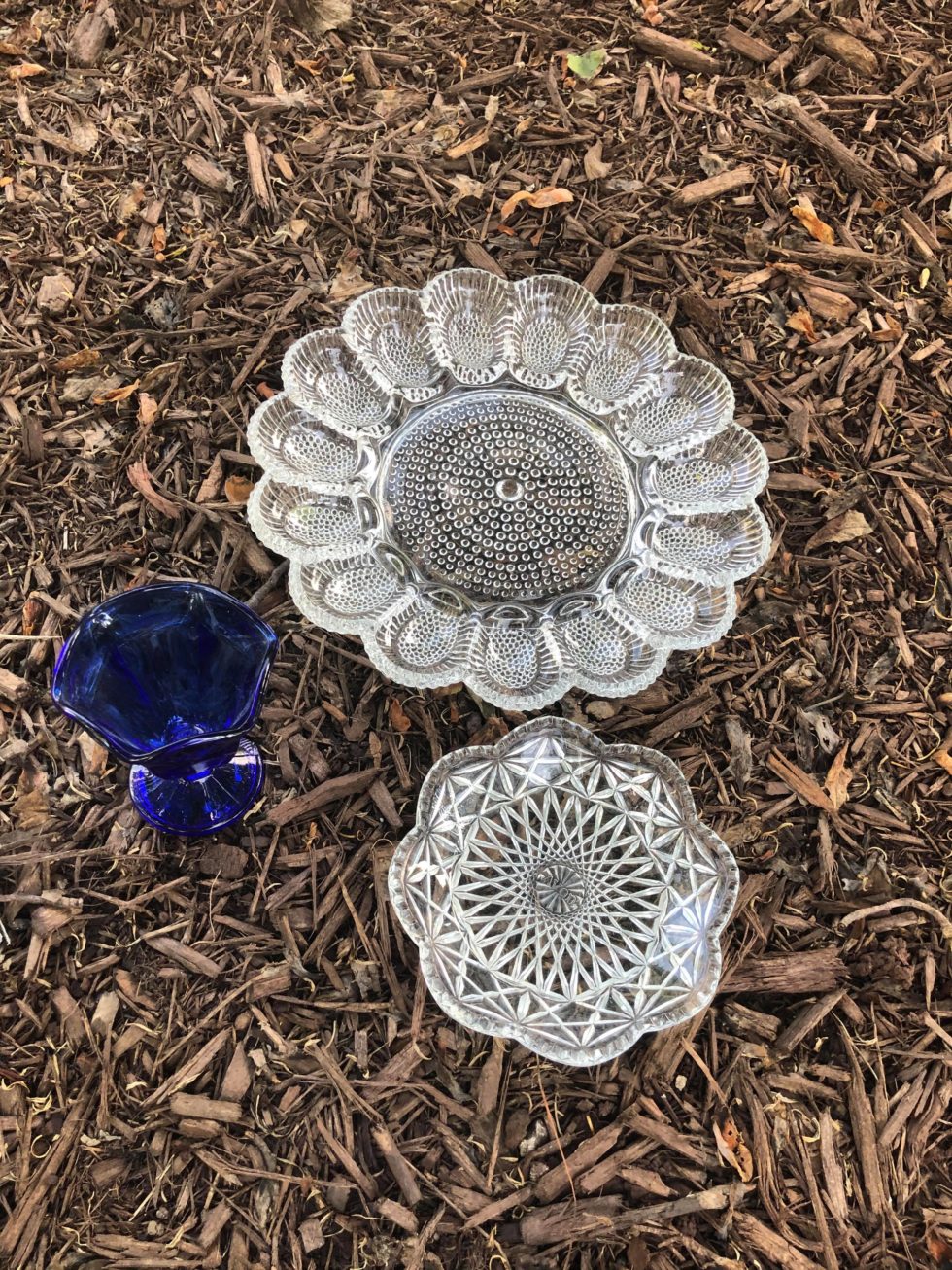 DIY Glass Garden Flowers - The Shabby Tree