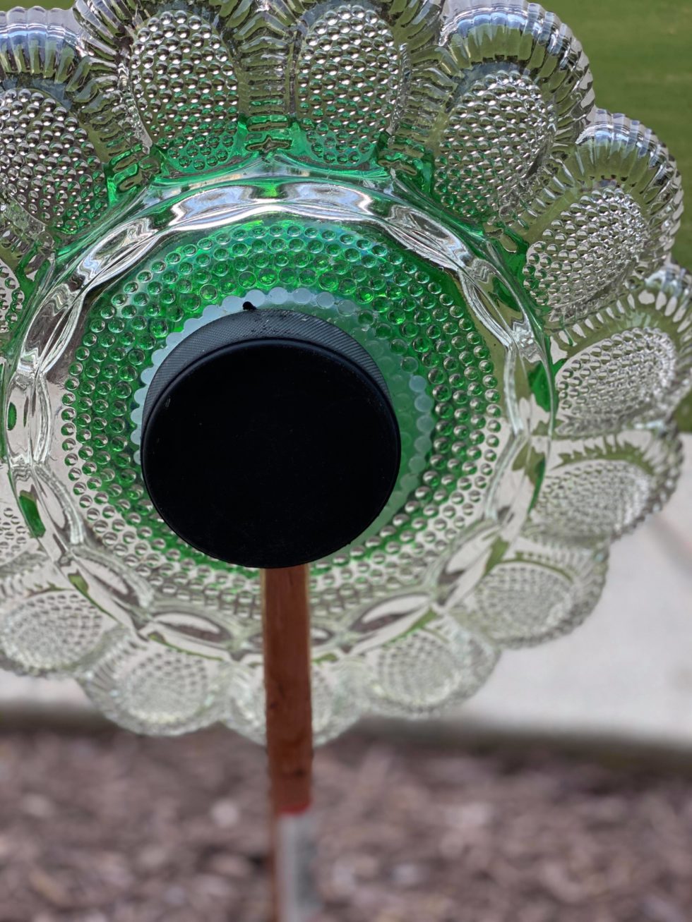 DIY Glass Garden Flowers - The Shabby Tree