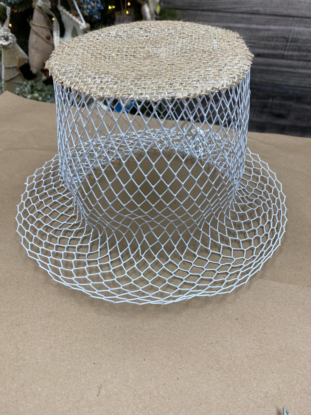Dollar Tree Mesh Basket Hat - The Shabby Tree
