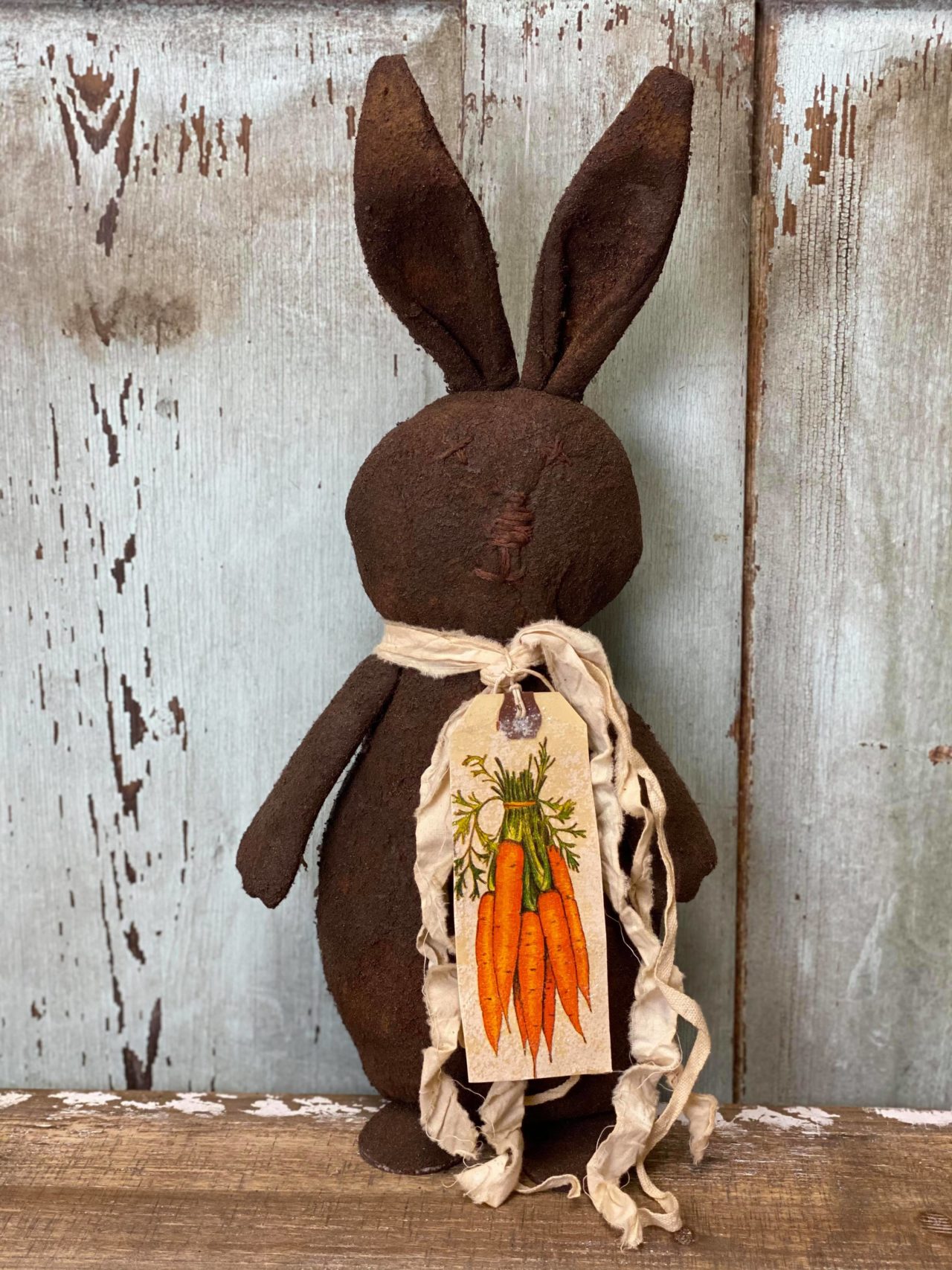 Dollar Tree Bunny Makeover - The Shabby Tree