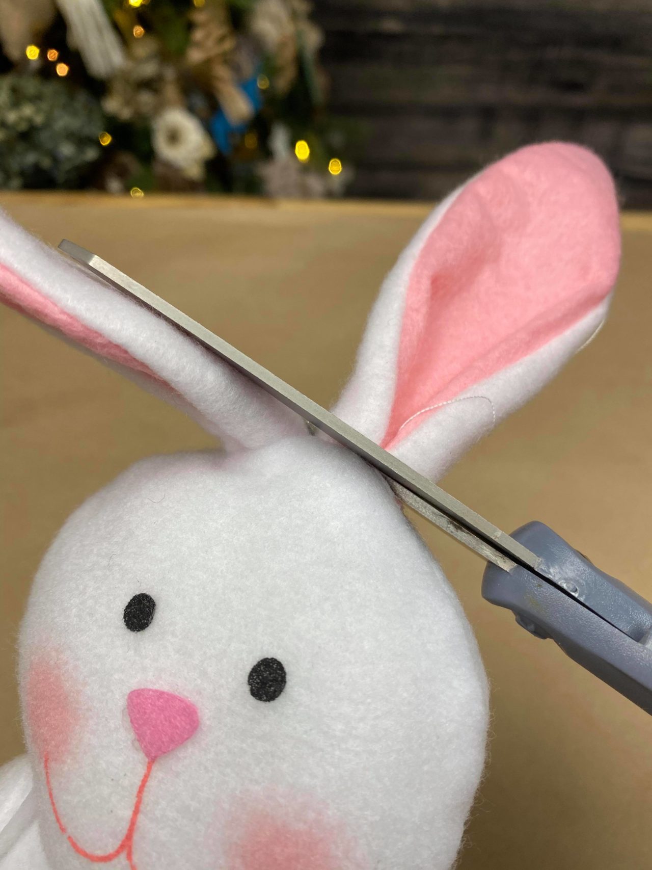 Dollar Tree Bunny Makeover - The Shabby Tree