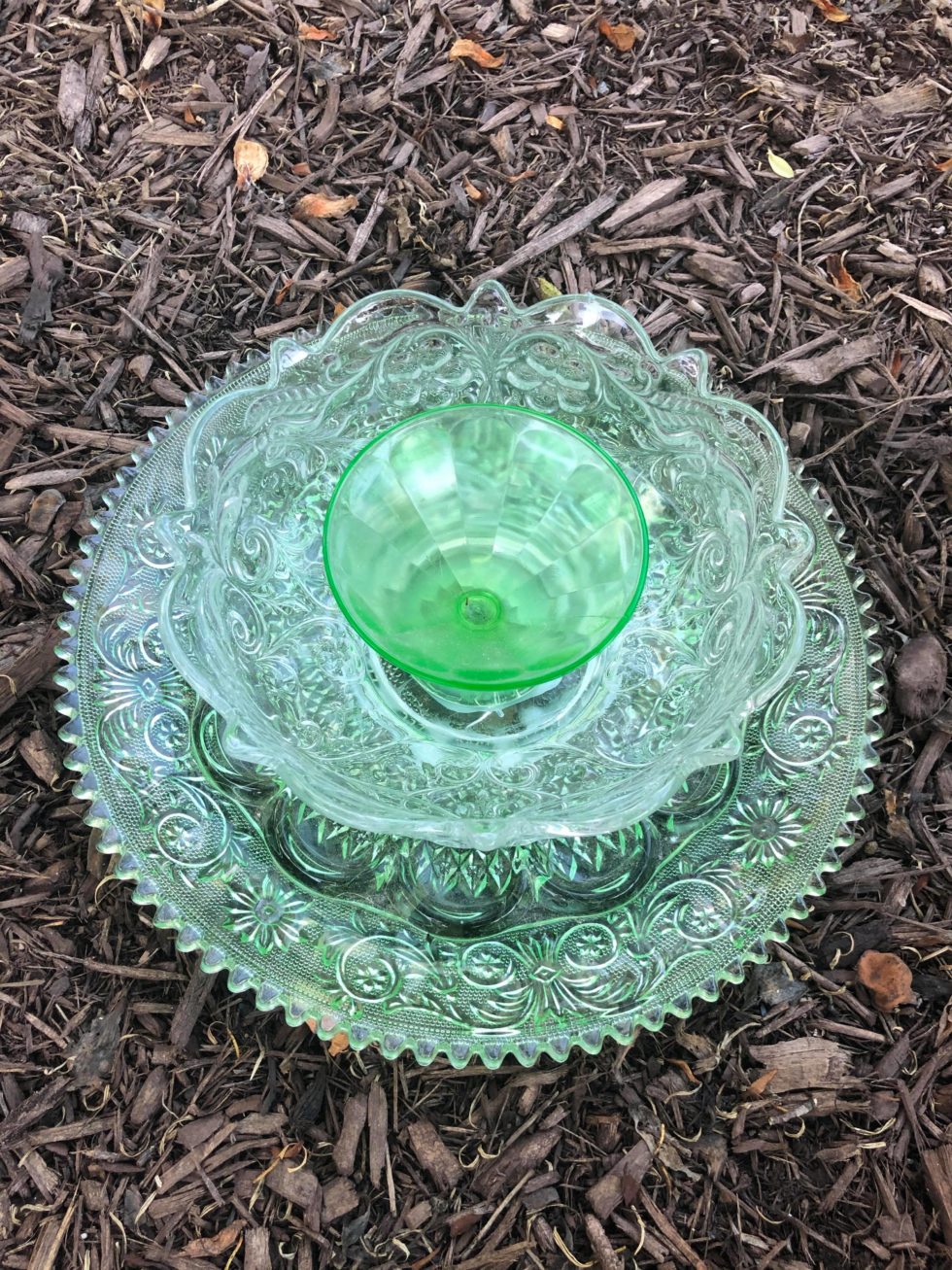 DIY Glass Garden Flowers - The Shabby Tree