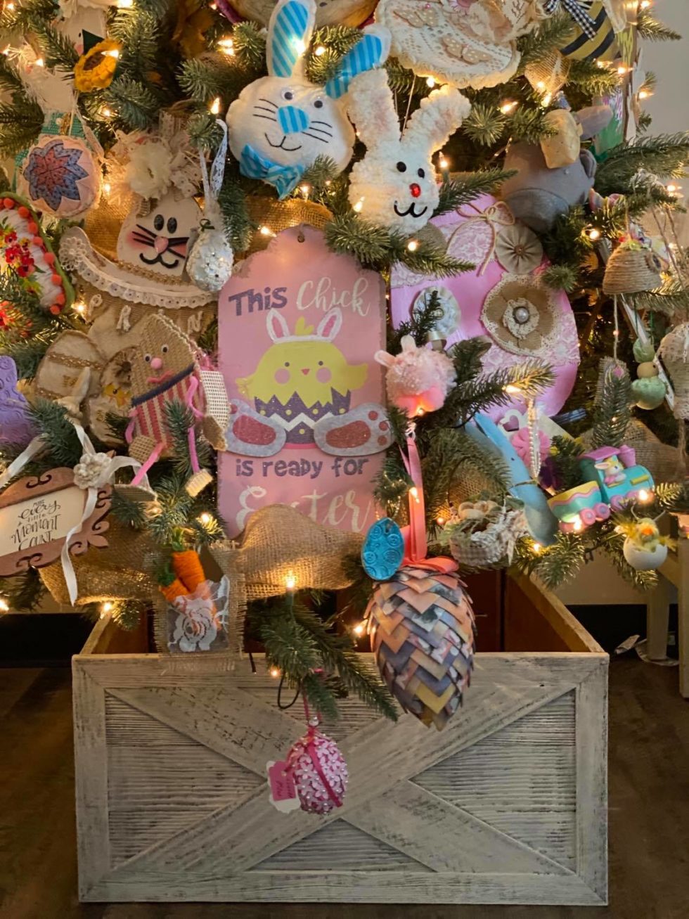 Spring And Easter Tree At The Shabby Tree Warehouse - The Shabby Tree
