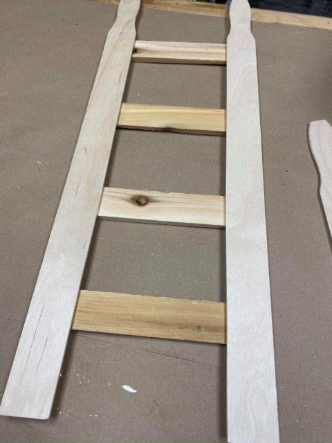 DIY Small Decorative Ladder - The Shabby Tree