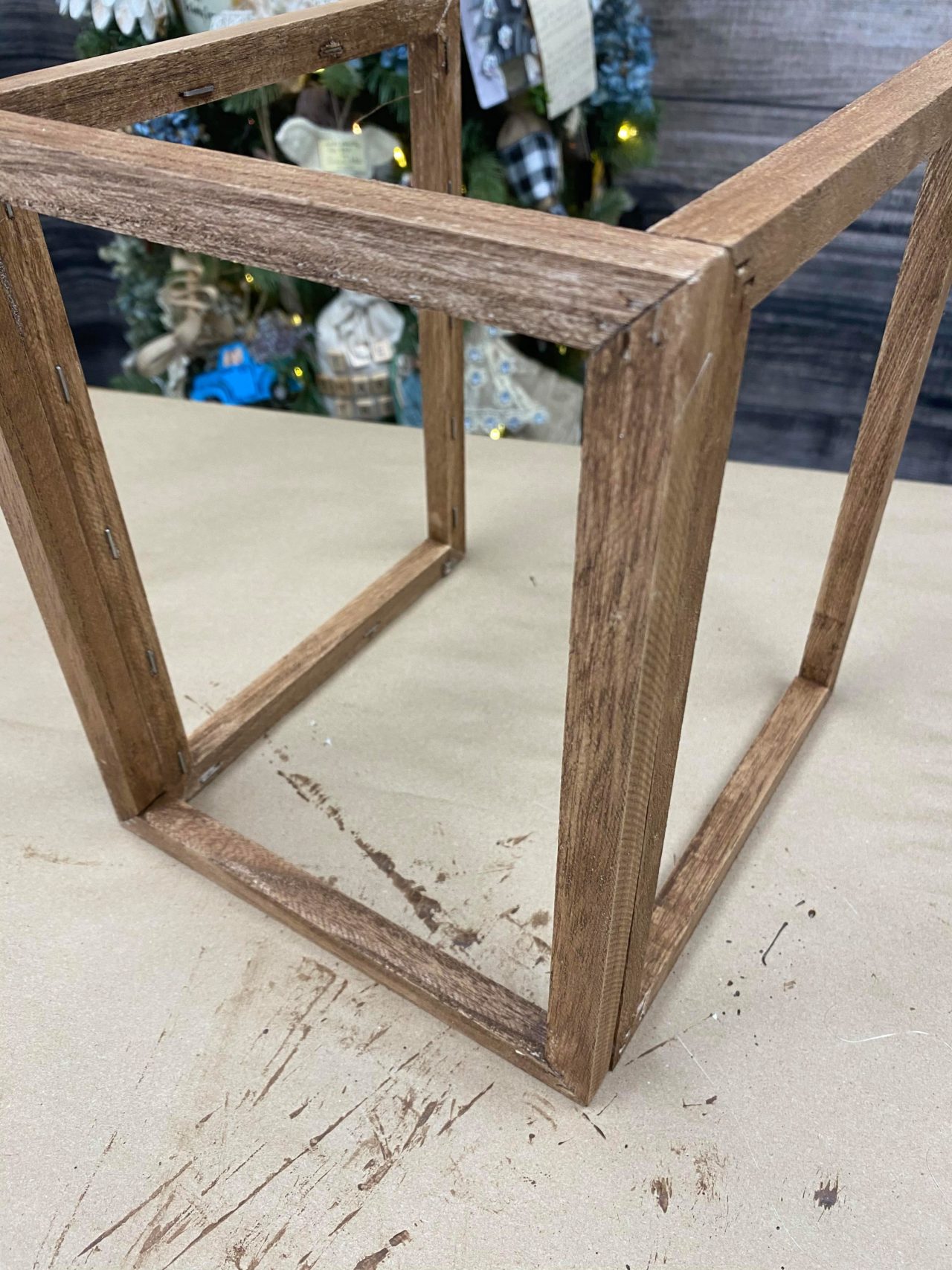 DIY Dollar Tree Canvas Lantern - The Shabby Tree