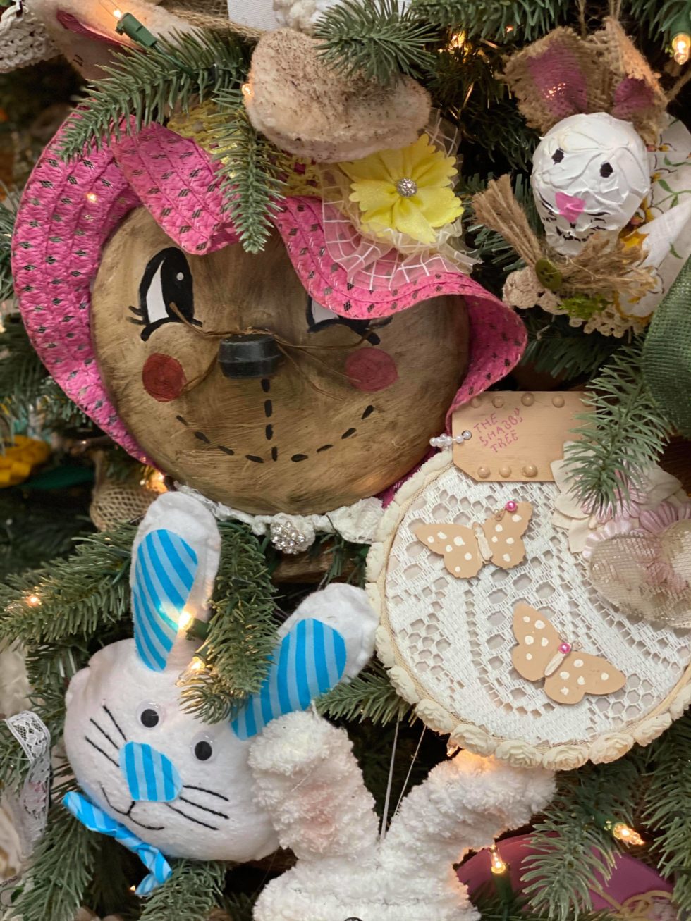 Spring And Easter Tree At The Shabby Tree Warehouse - The Shabby Tree