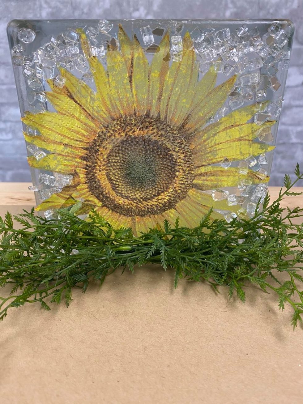 DIY Glass Block Light - The Shabby Tree