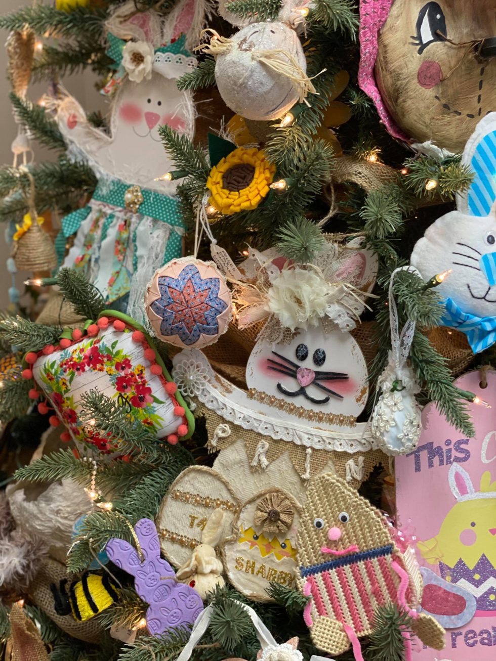 Spring And Easter Tree At The Shabby Tree Warehouse - The Shabby Tree