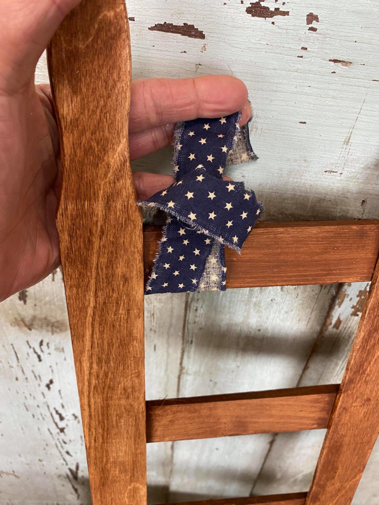 DIY Small Decorative Ladder - The Shabby Tree