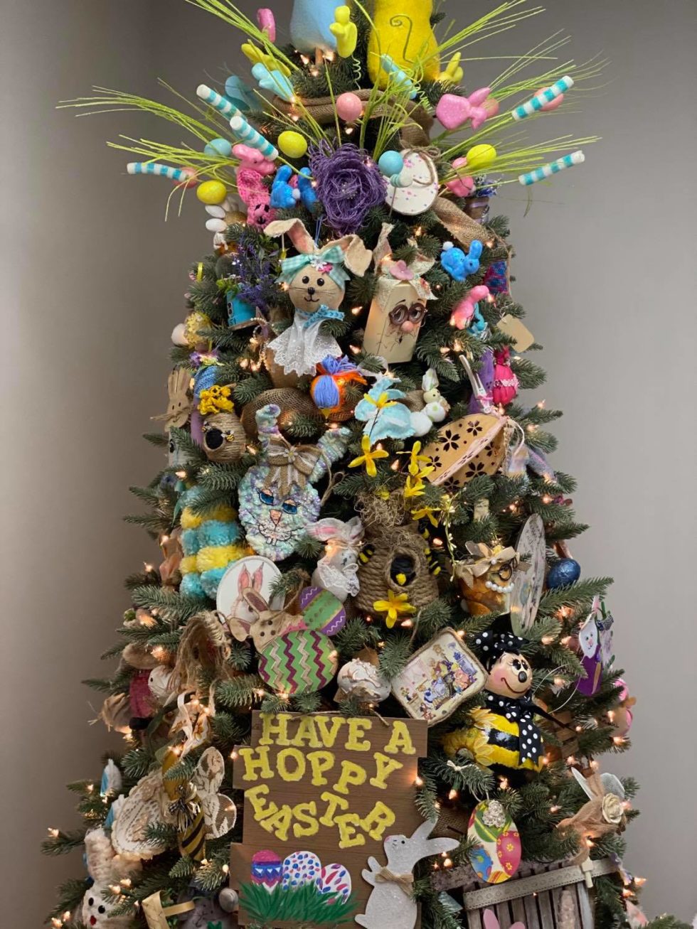 Spring And Easter Tree At The Shabby Tree Warehouse - The Shabby Tree