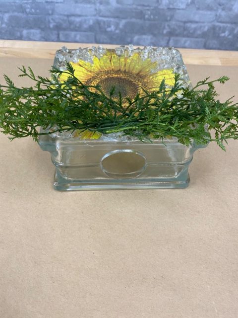 DIY Glass Block Light - The Shabby Tree
