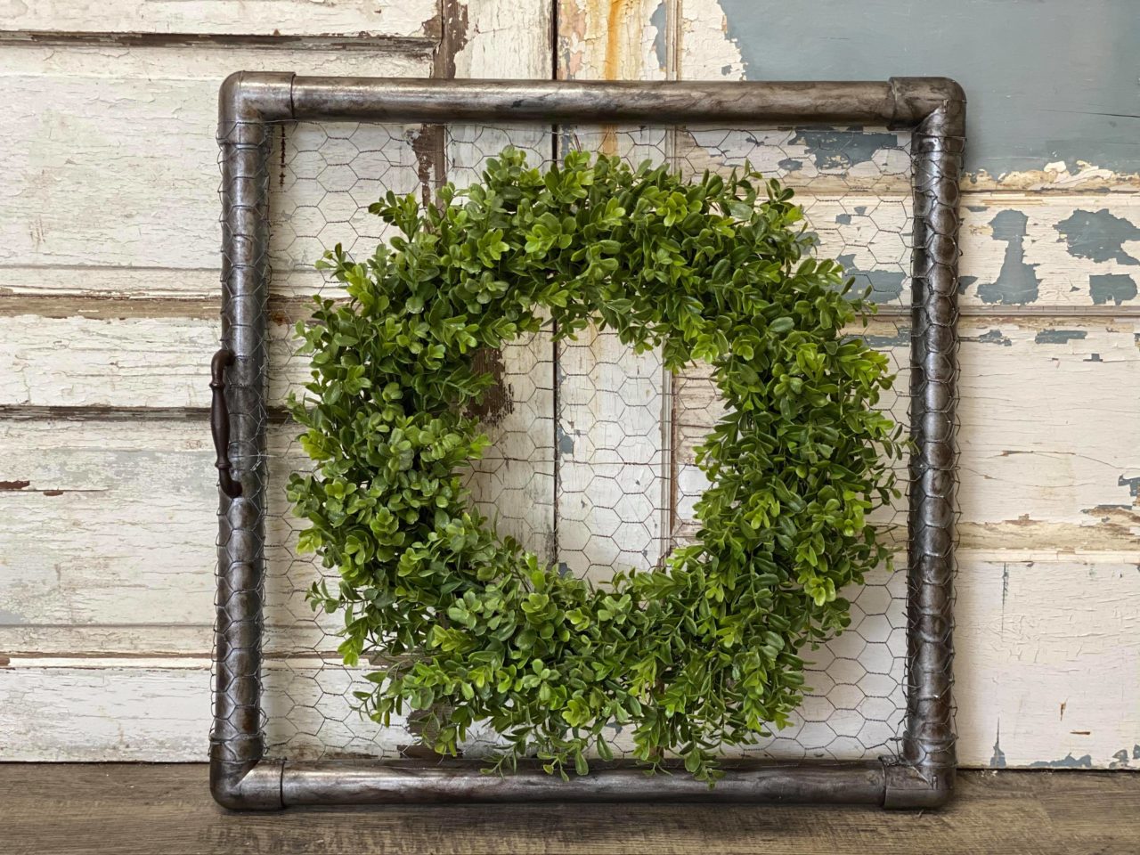DIY Faux Metal Gate - The Shabby Tree