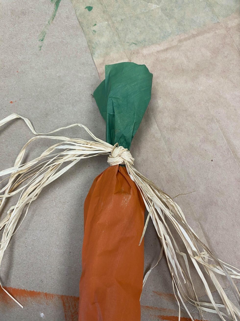 DIY Paper Carrot Goody Bag - The Shabby Tree