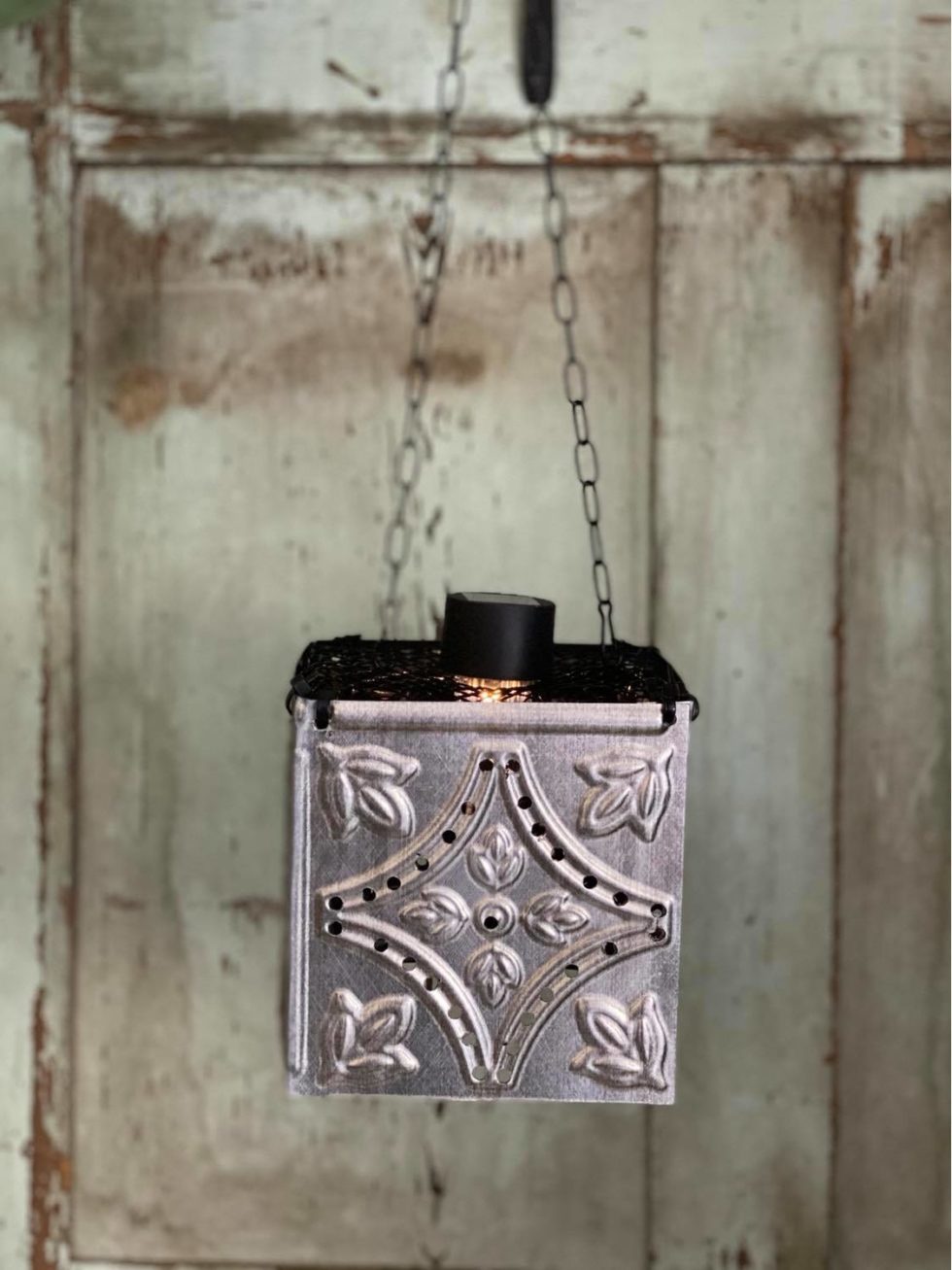 Vinyl Ceiling Tile Makeover - The Shabby Tree