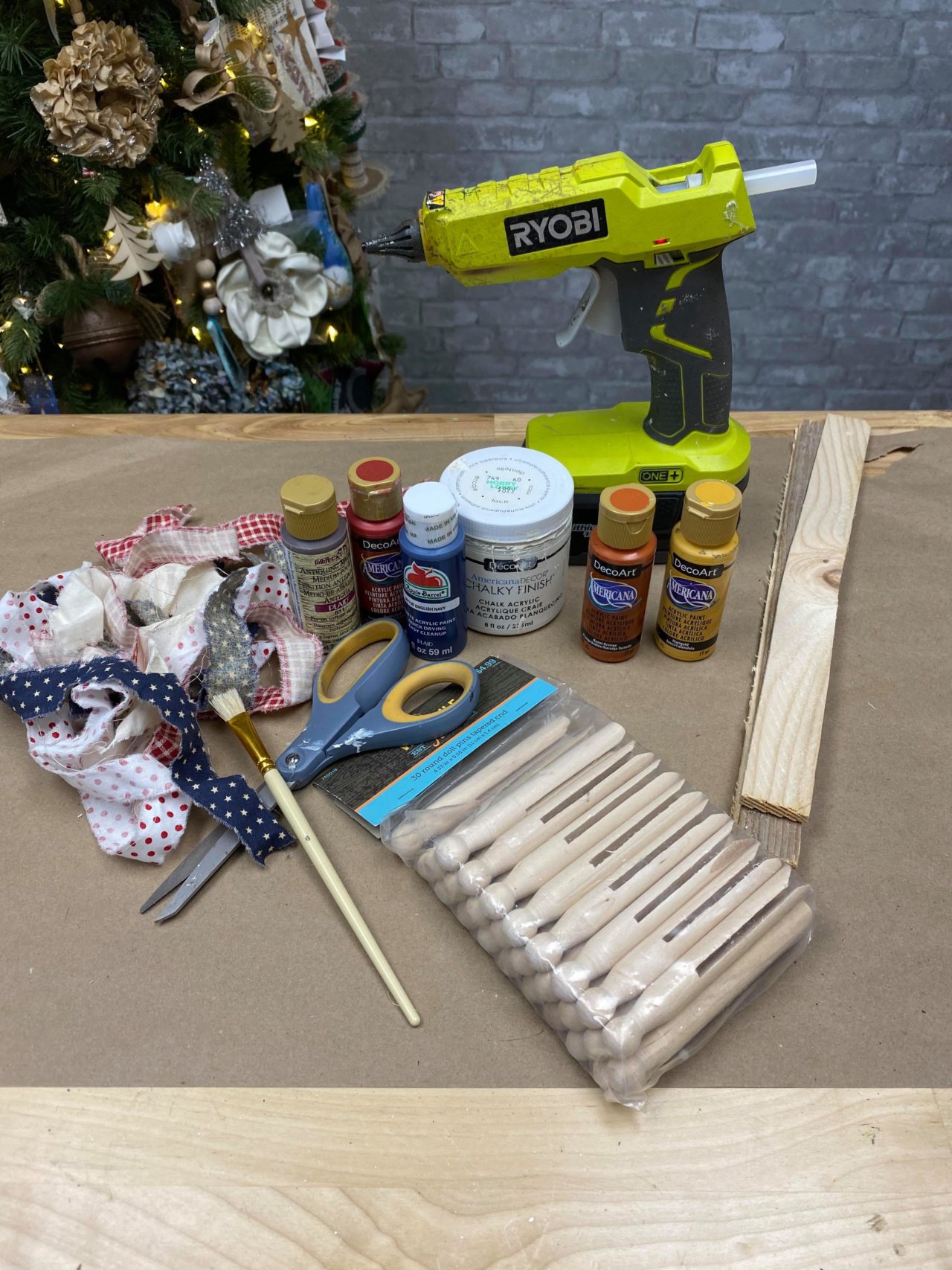 Primitive Clothespin Candles - The Shabby Tree