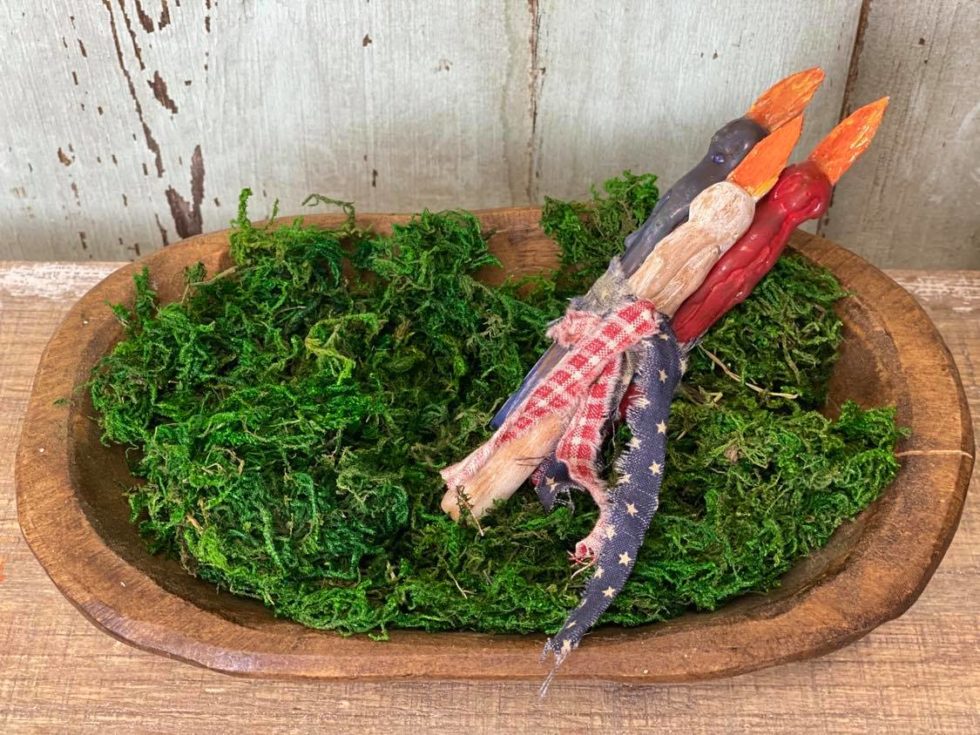 Primitive Clothespin Candles - The Shabby Tree