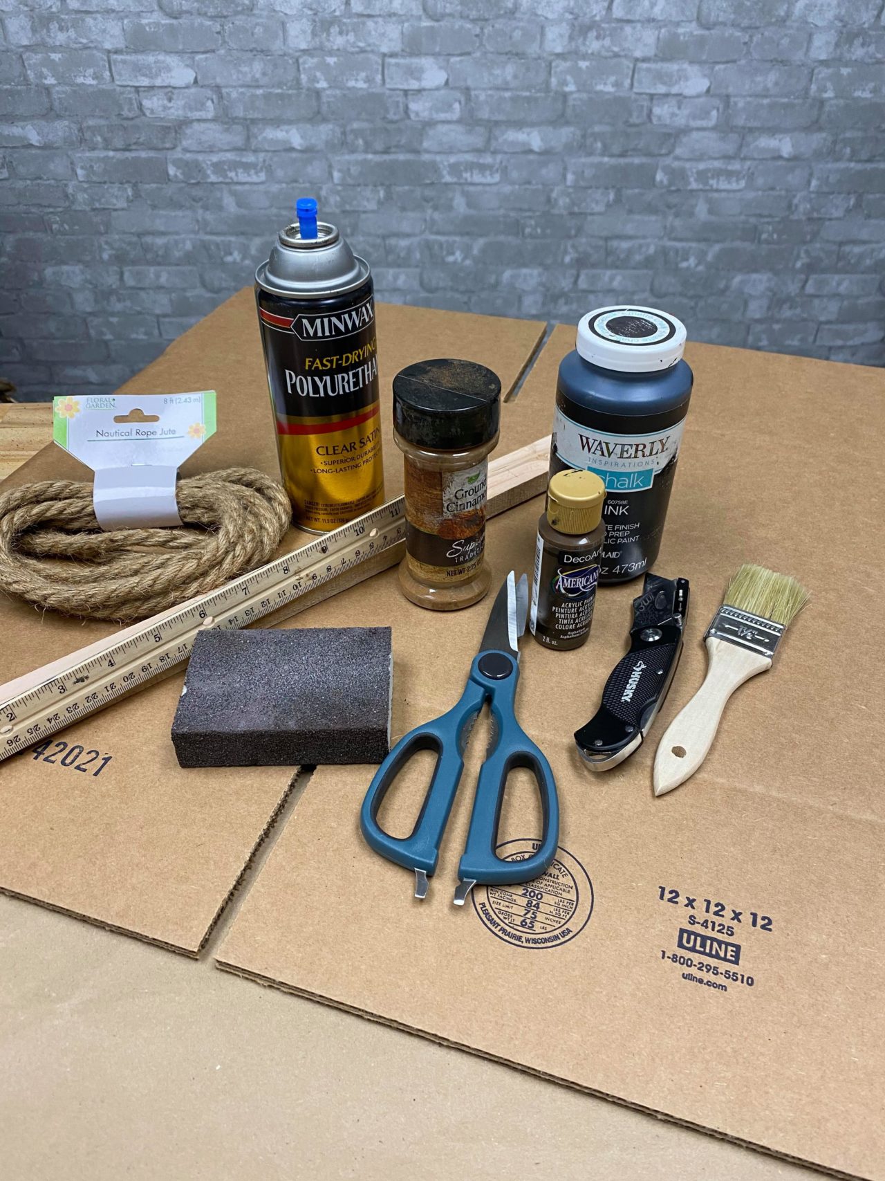 DIY Cardboard Barrel - The Shabby Tree