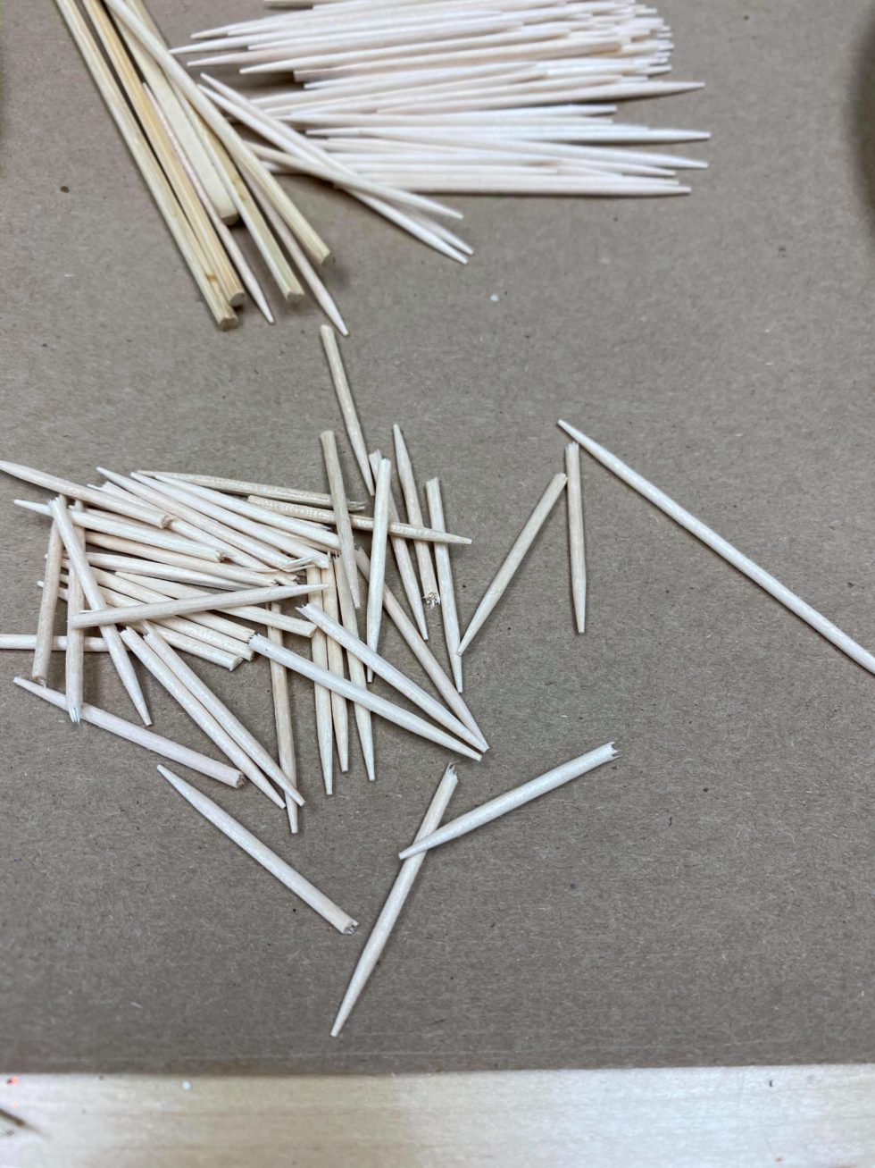 DIY Toothpick Sprig - The Shabby Tree