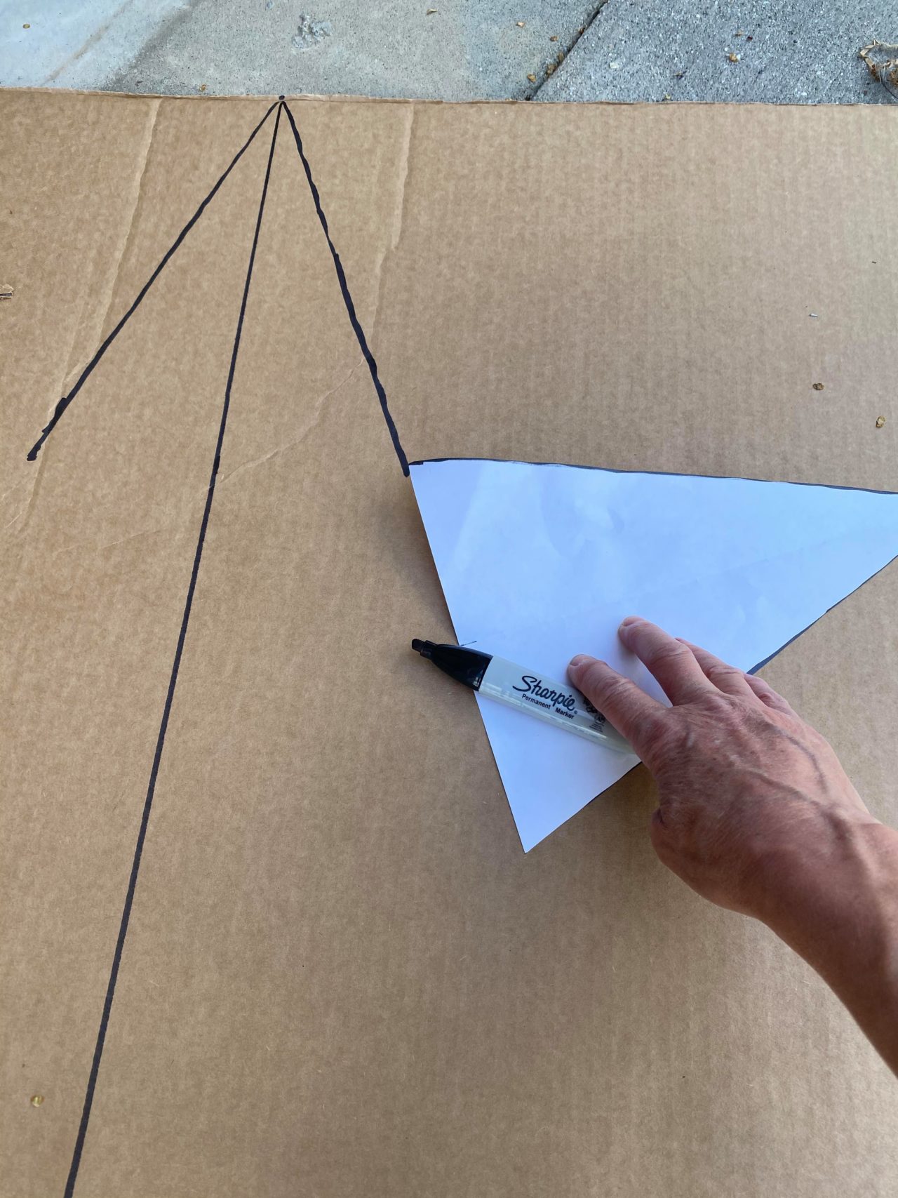 DIY Cardboard Barn Star - The Shabby Tree