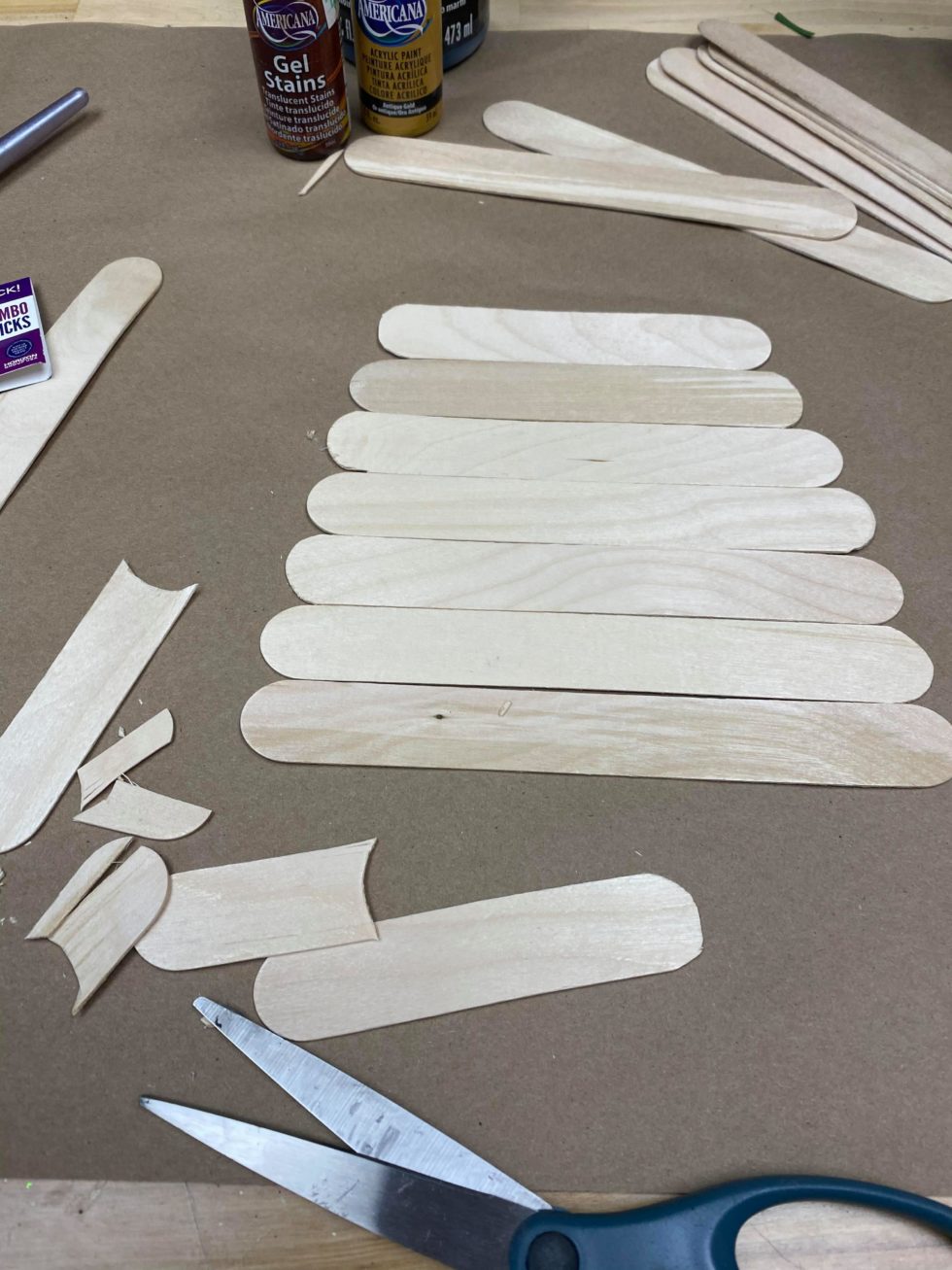 DIY Beehive Using Craft Sticks - The Shabby Tree