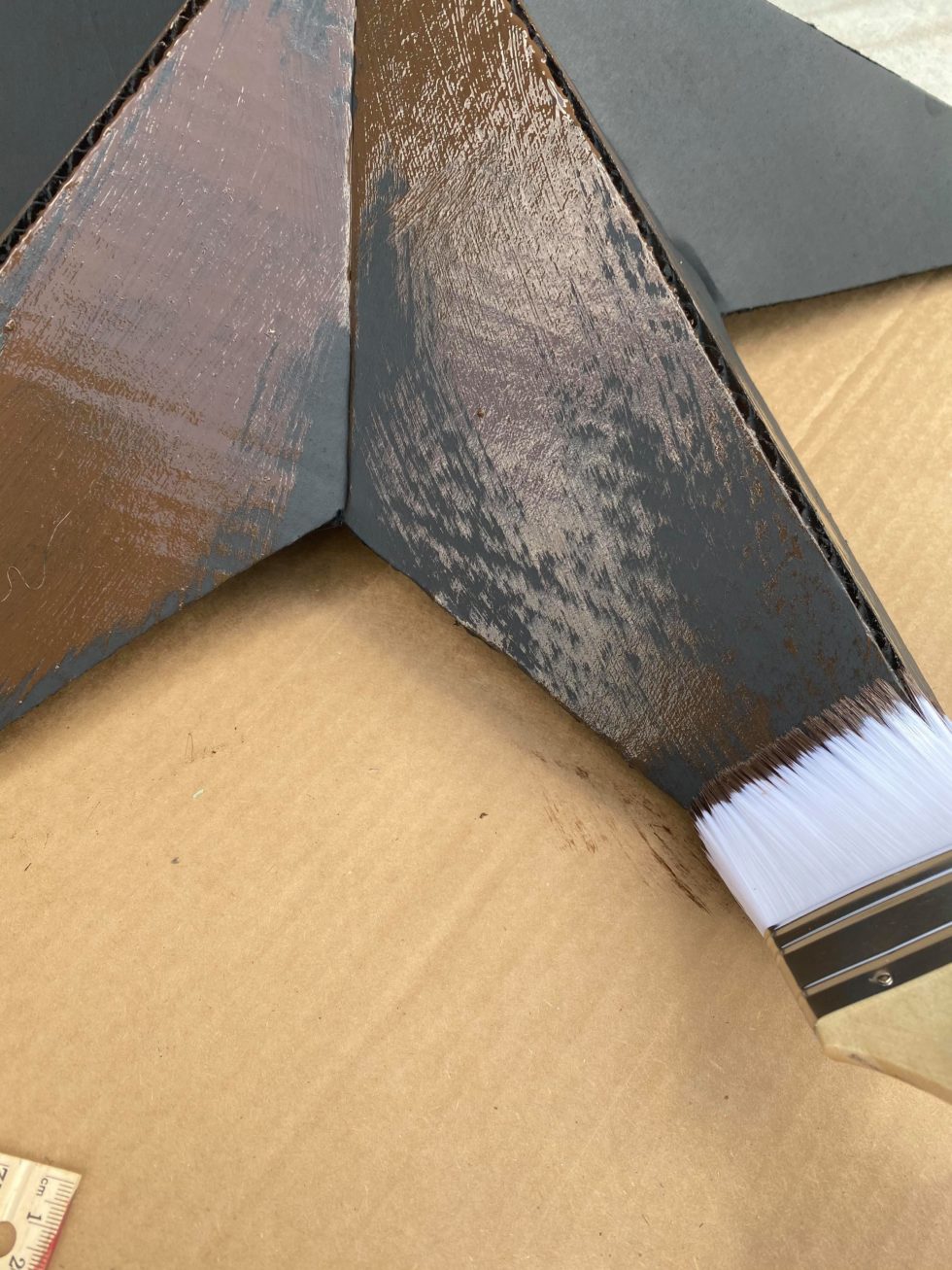 DIY Cardboard Barn Star - The Shabby Tree