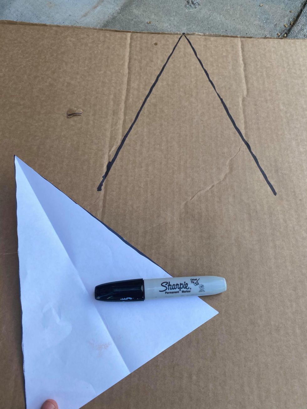 DIY Cardboard Barn Star - The Shabby Tree