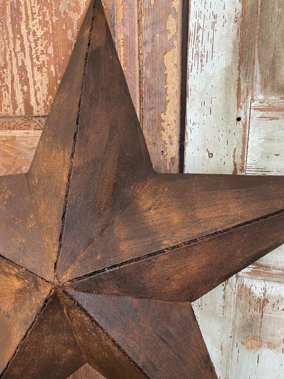 DIY Cardboard Barn Star - The Shabby Tree
