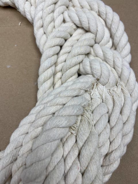 DIY Braided Nautical Rope Wreath - The Shabby Tree