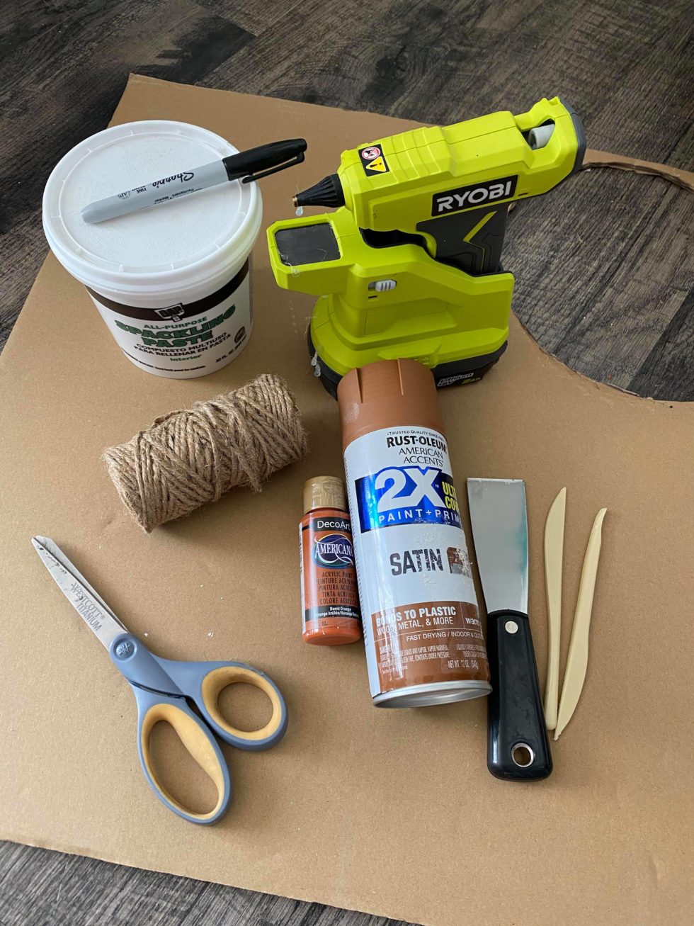DIY Spackle Pumpkin - The Shabby Tree