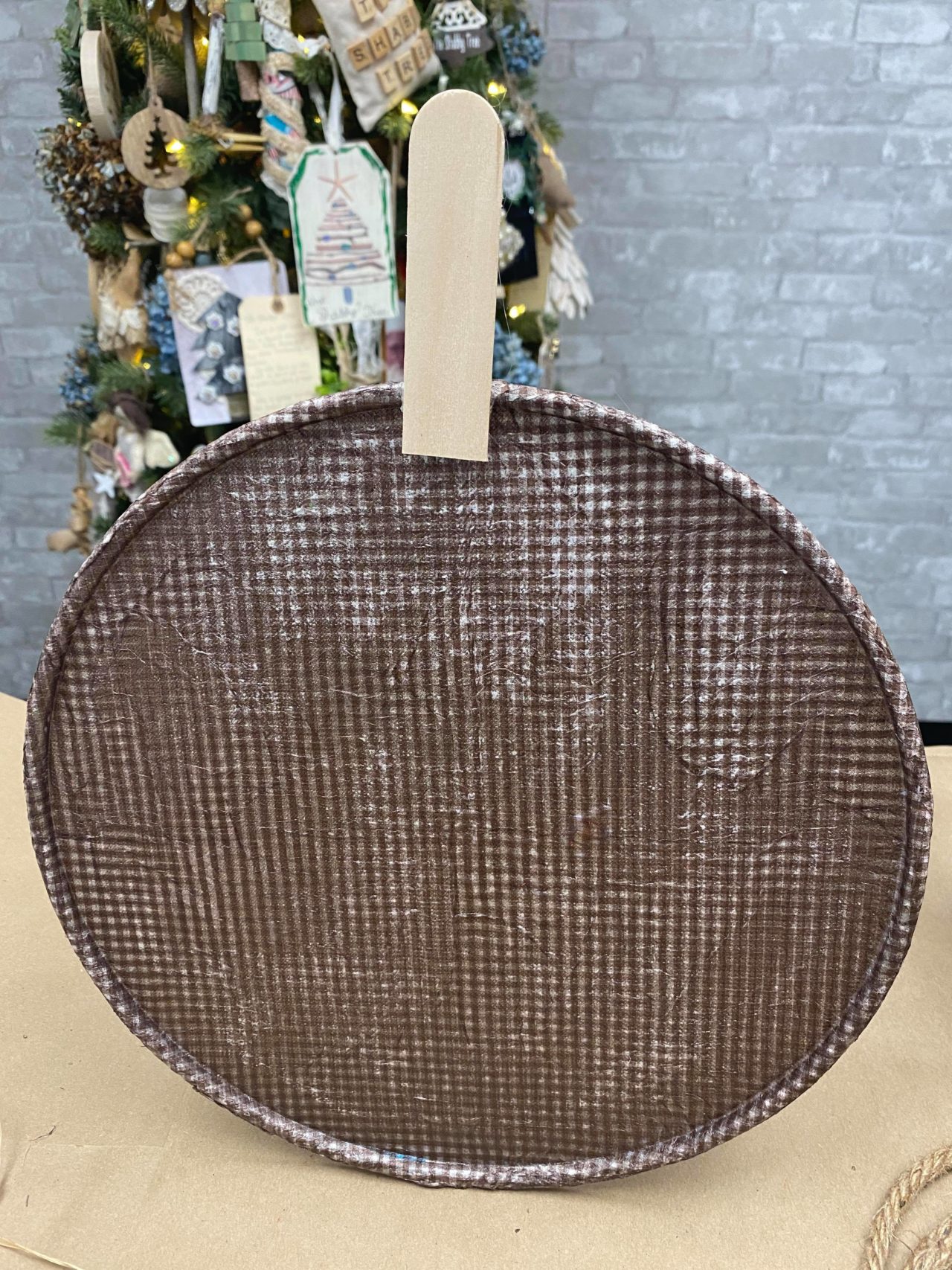 DIY Dollar Tree Splatter Screen Pumpkin - The Shabby Tree
