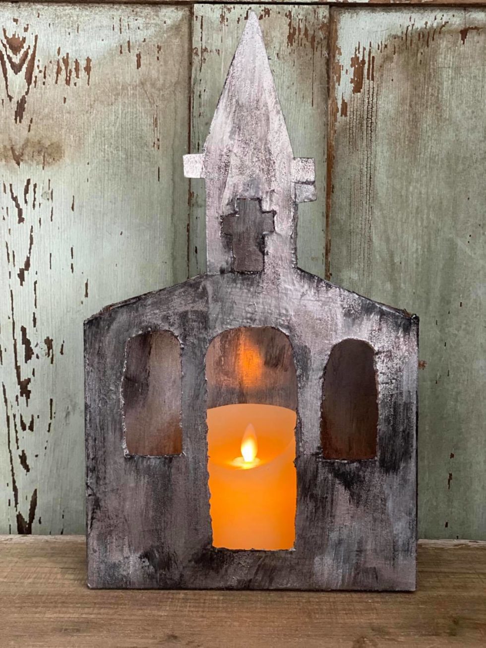 DIY Church Lantern - The Shabby Tree