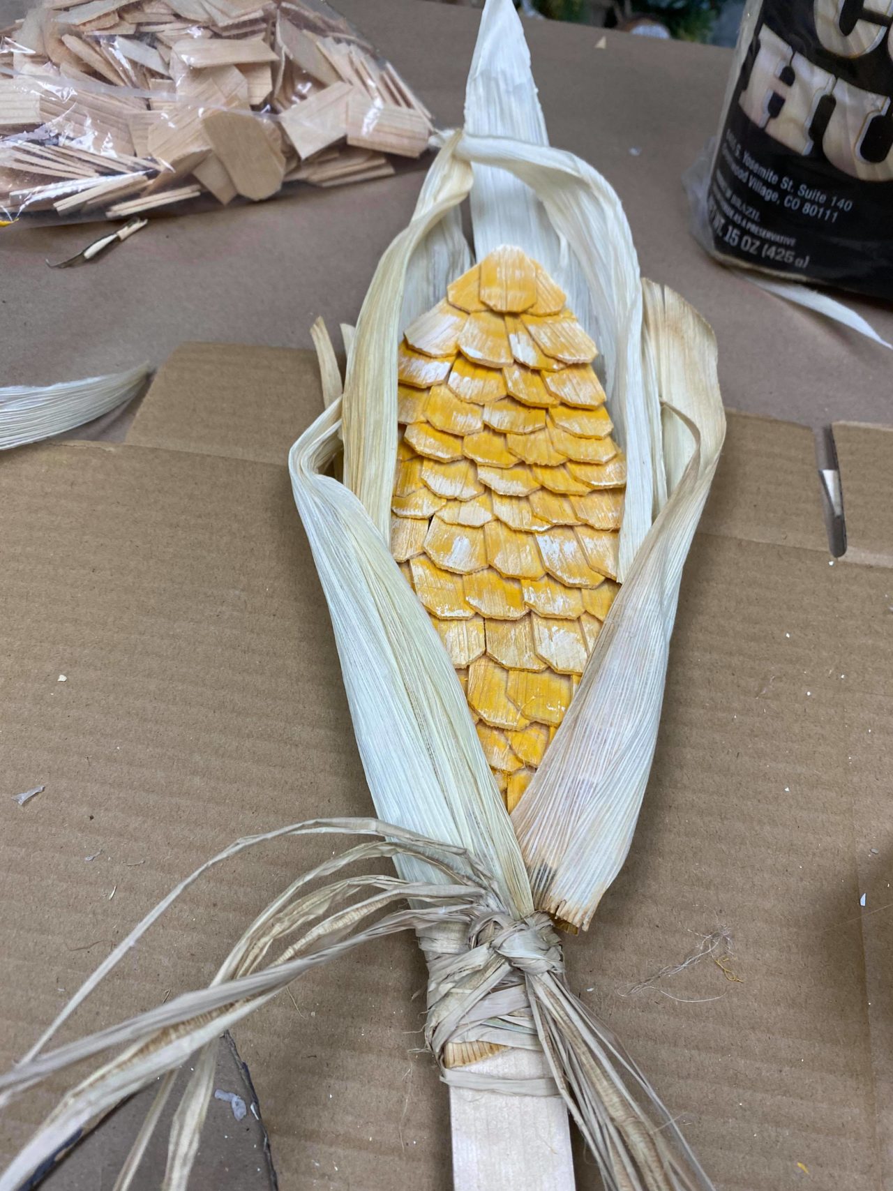 DIY Decorative Corn - The Shabby Tree